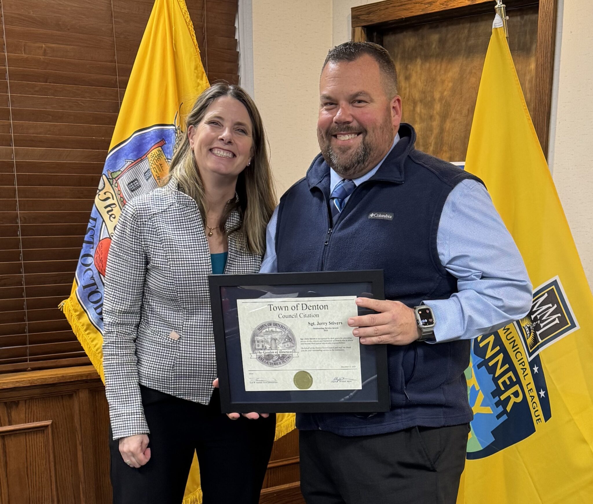 Outstanding Service Award – Town of Denton, MD